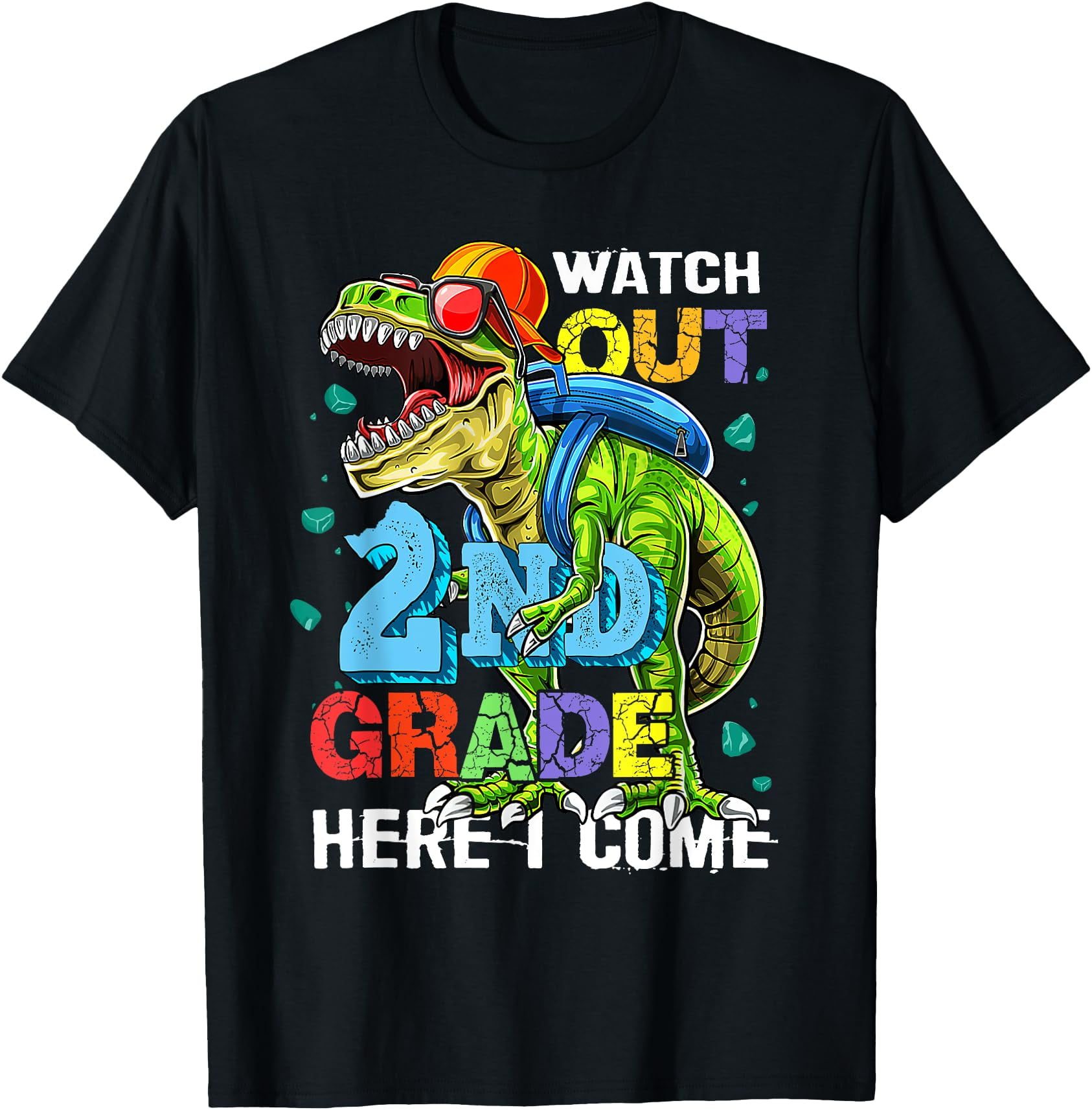 Hot Trending Tee With Watch Out 2Nd Grade Here I Come Back To School ...