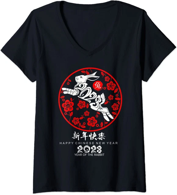 Hot Trending Tee With Year Of The Rabbit Zodiac Horoscope New Year 2023 ...