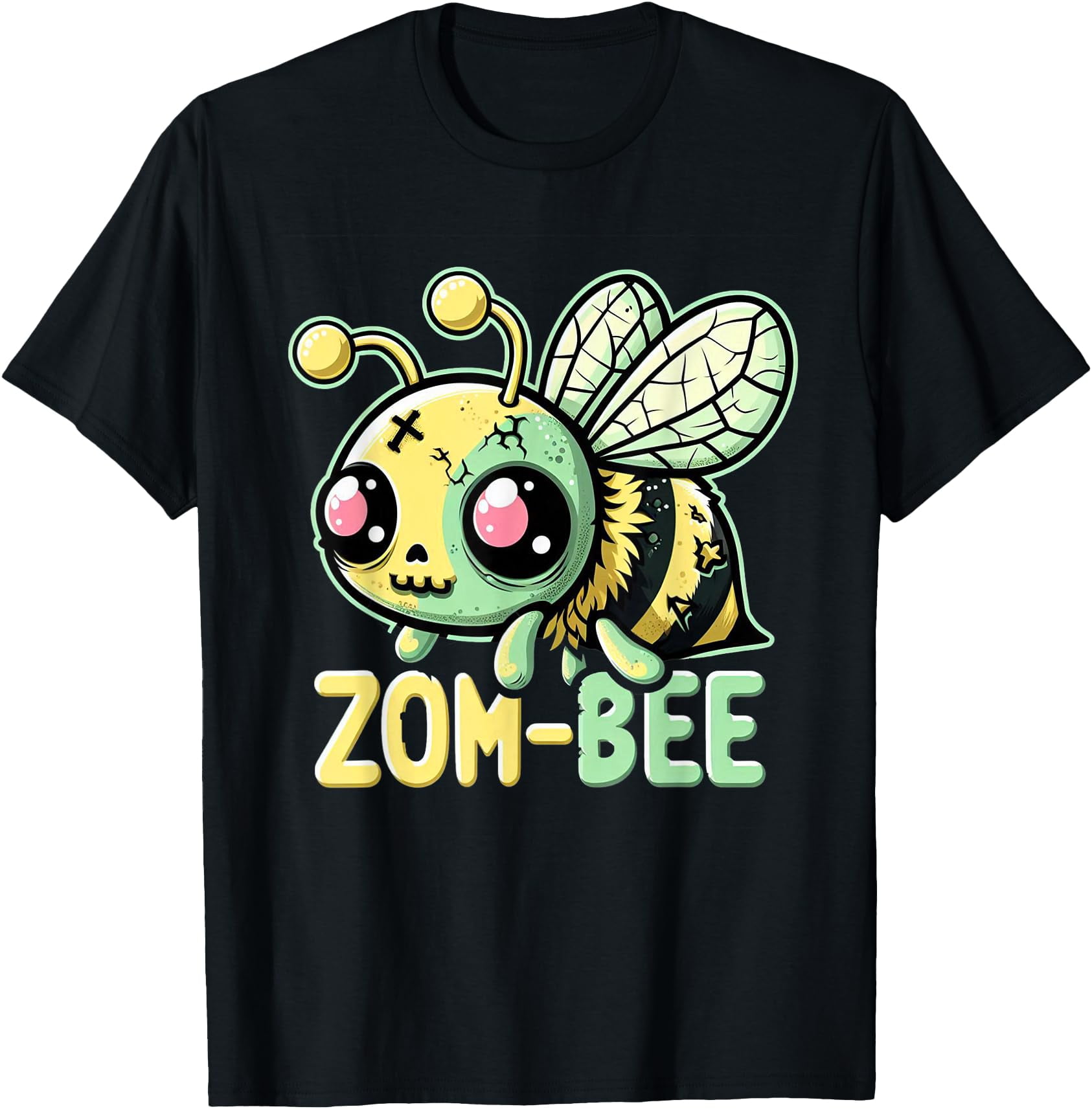 Hot Trending Tee With Zom-Bee Adorably Creepy Zombie Bee Cartoon Unisex ...
