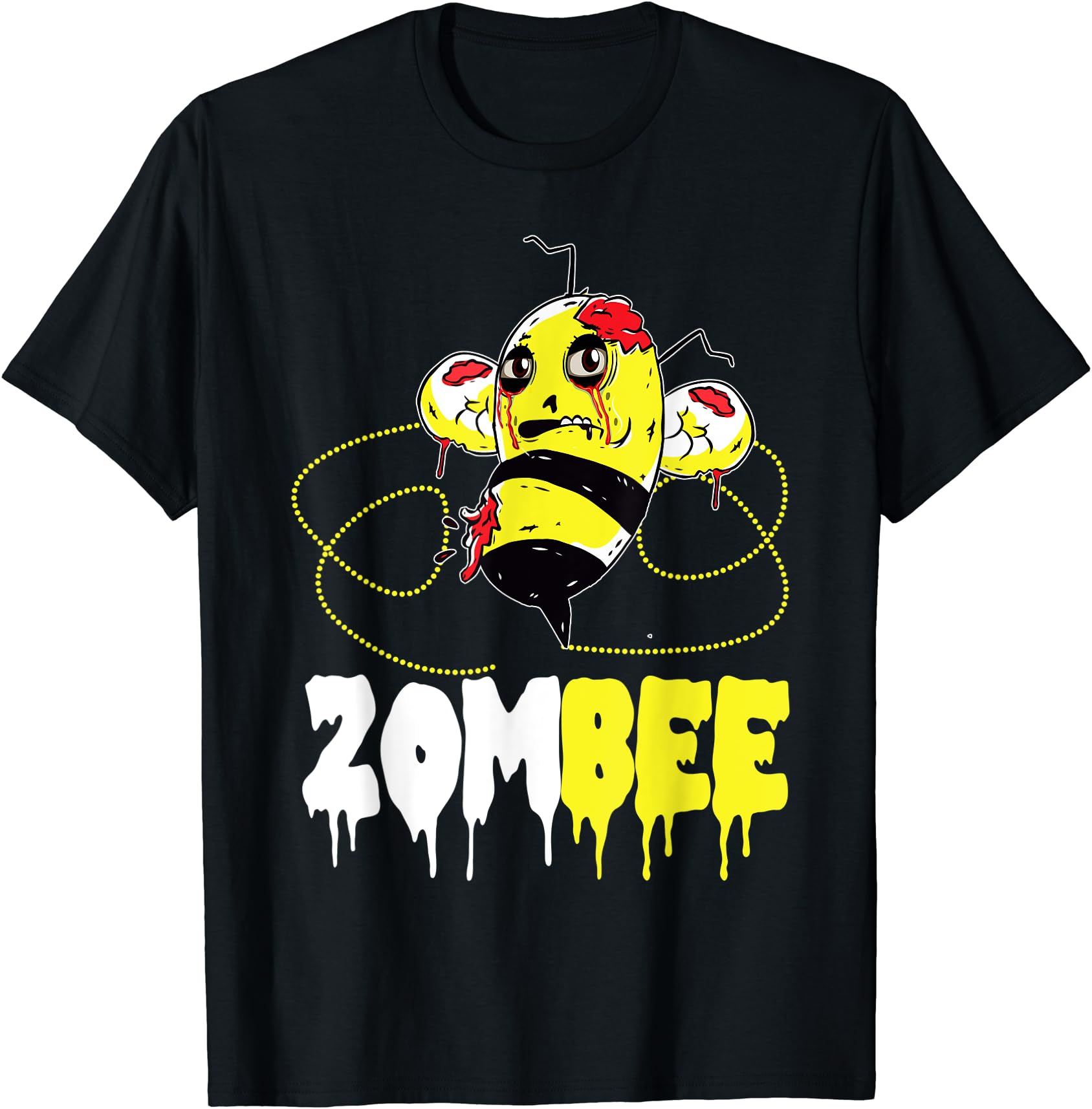 Hot Trending Tee With Zombee Zombie Bee Funny Pun Men'S And Women'S ...