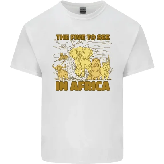 Hot Trending The Five to See in Africa Safari Animals T-Shirt Design ...