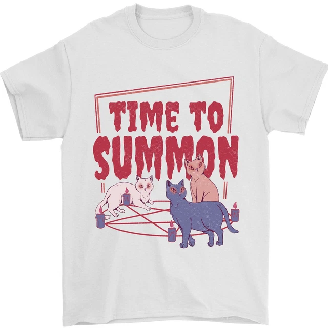 Hot Trending Time to Summon Cats Lets Summon Demons T-Shirt Design Preview Only - Walmart.com