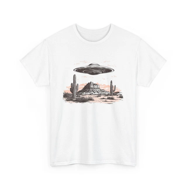 Hot Trending UFO Space Tee | Alien Graphic T-Shirt | Sci-Fi Casual Wear ...