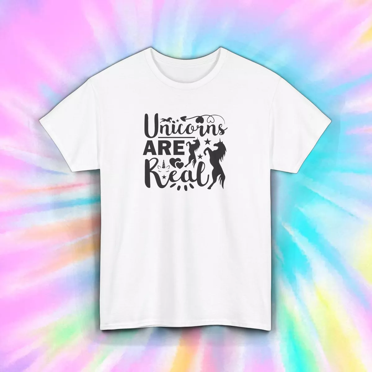 Hot Trending Unicorns Are Real Cute Fantasy Horse LOverer Magic T-Shirt Design Preview Only ...