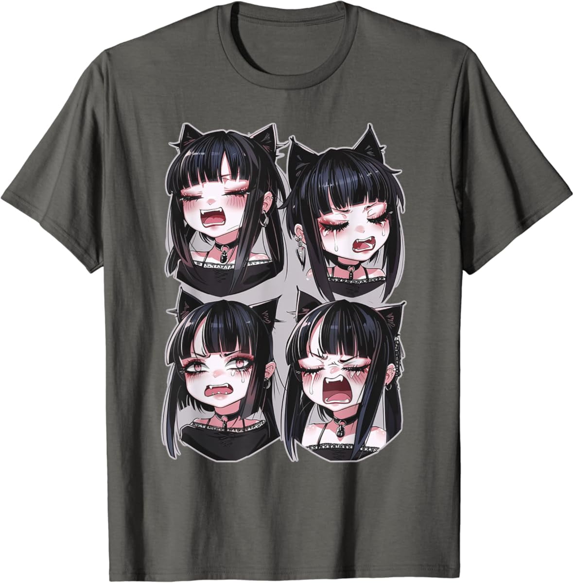 Hot Trending Uwu Cat, Goth Cat Girl Cute Anime Aesthetic Charming ...