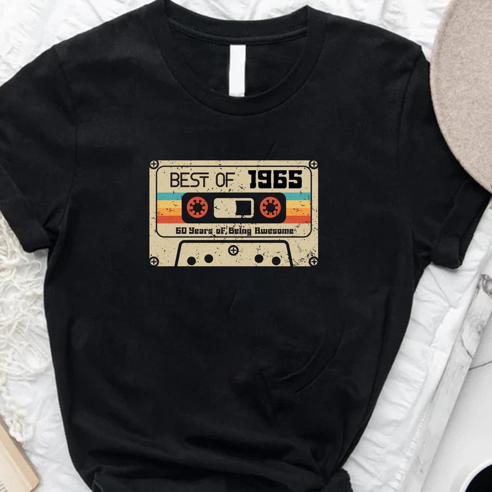 Hot Trending With Vintage 1965 Retro 60Th Birthday Shirt,60Th Birthday ...