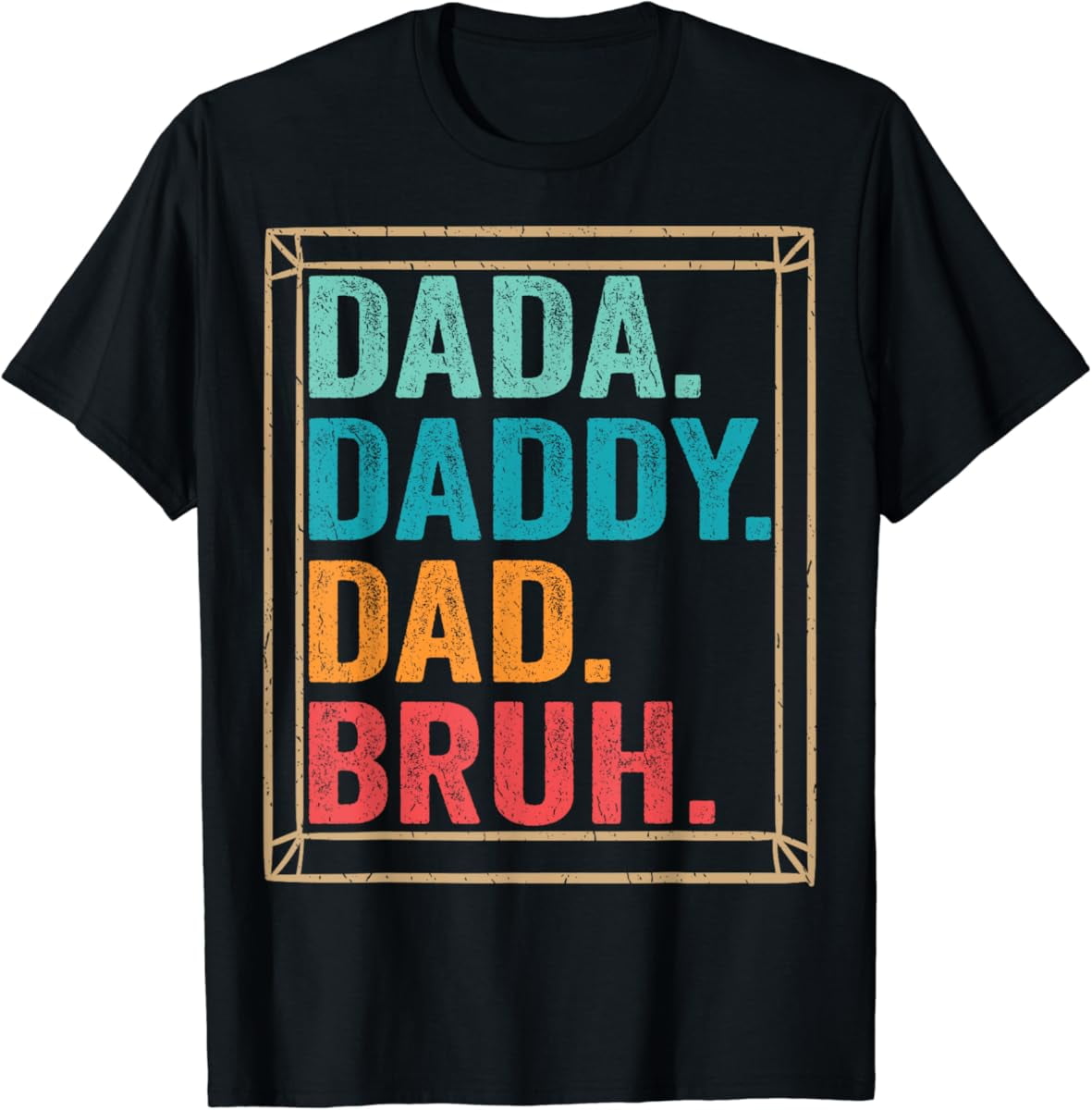 Hot Trending Vintage T-shirt Dada Daddy Dad Bruh Fathers Day Vintage ...