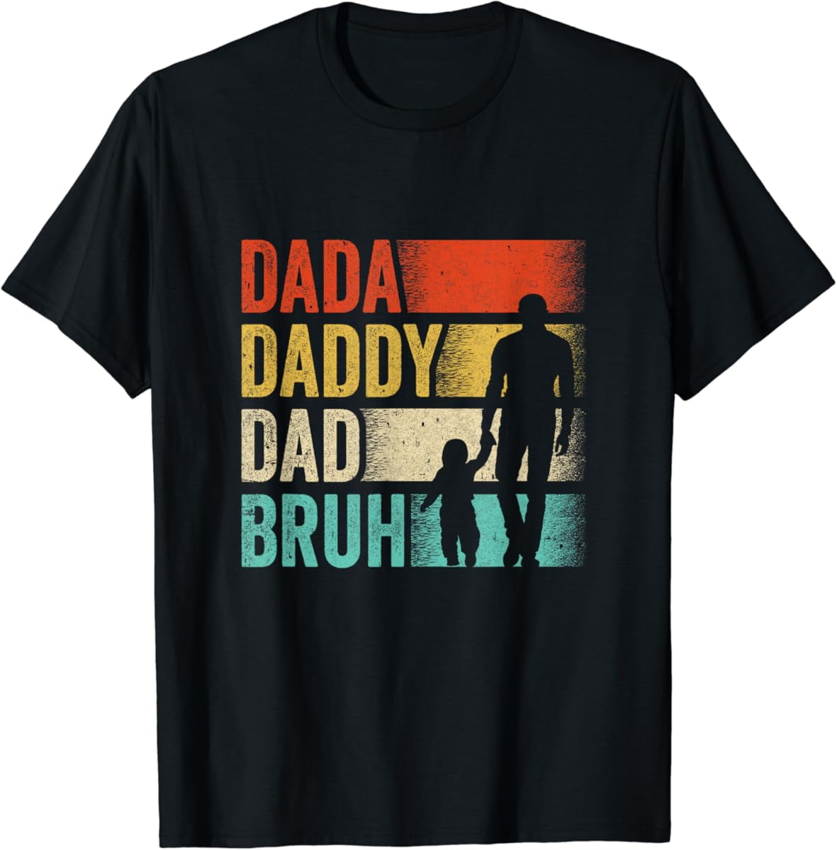 Hot Trending Vintage T-shirt Dada Daddy Dad Bruh Fathers Day Vintage ...