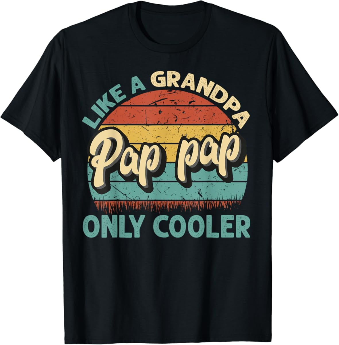 Hot Trending Vintage T-shirt Pap pap Like A Grandpa Only Cooler Vintage ...