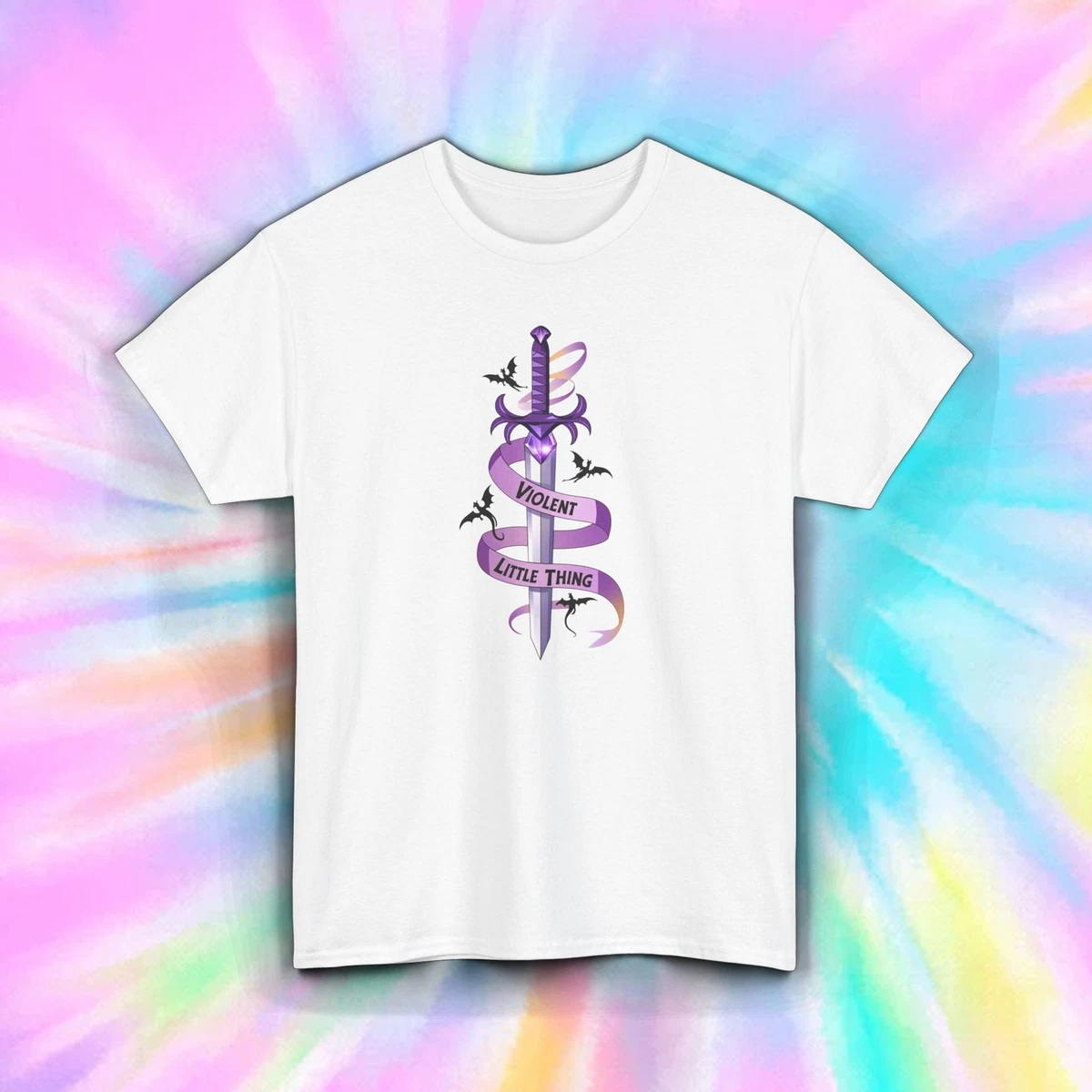 Hot Trending Violent Little Th Shirt Sword Bats Gothic Dark Design ...