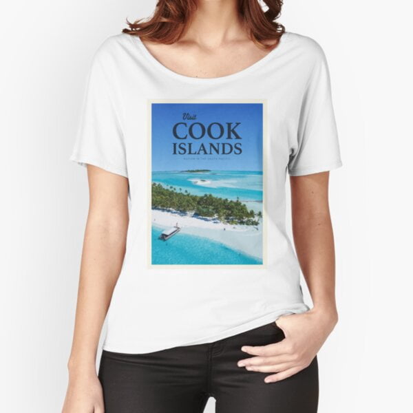 Hot Trending Visit Cook Islands Relaxed Fit T-Shirt Vintage Birthday ...