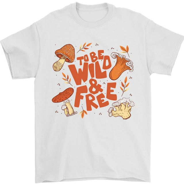 Hot Trending Wild & Free Mushroom Foraging Nature T-Shirt Design ...