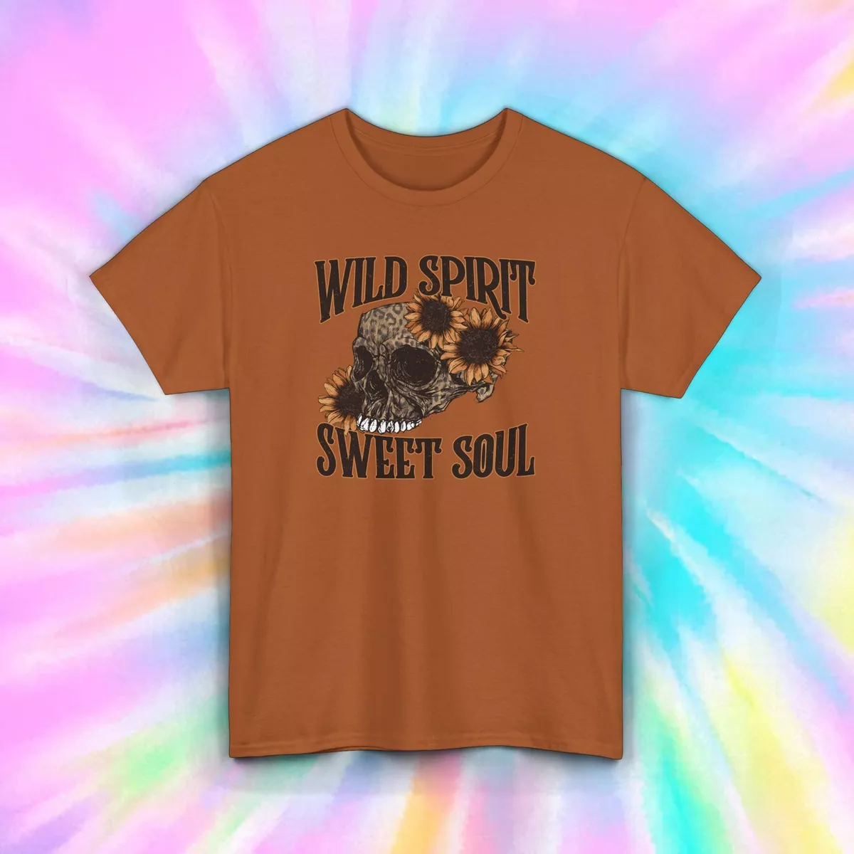Hot Trending Wild Spirit Sweet Soul Sunflower Boho Graphic Design ...