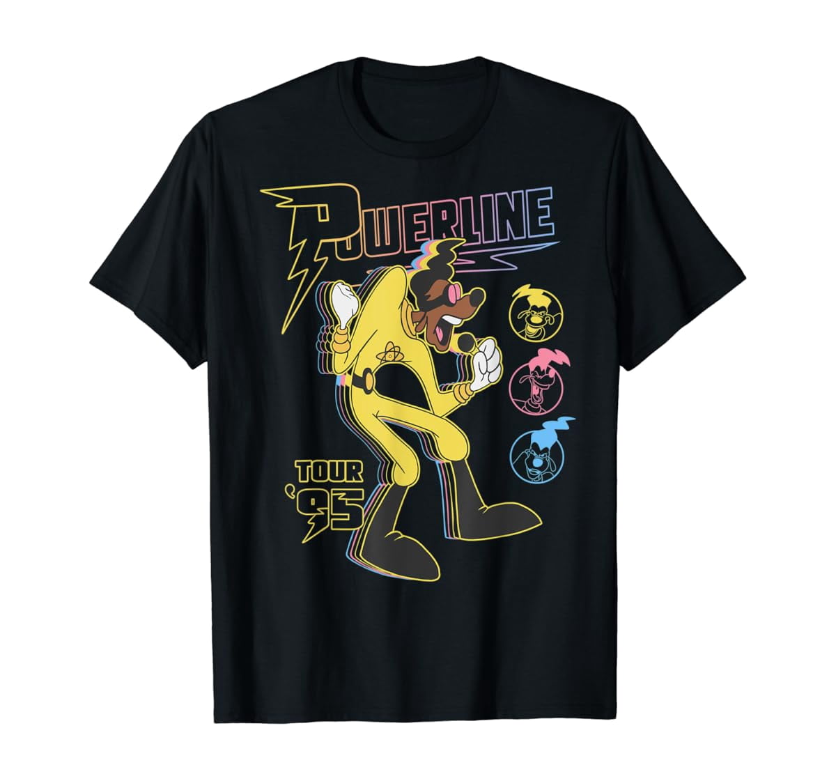 Hot Trending With A Goofy Movie Powerline Tour '95 T-Shirt Design ...