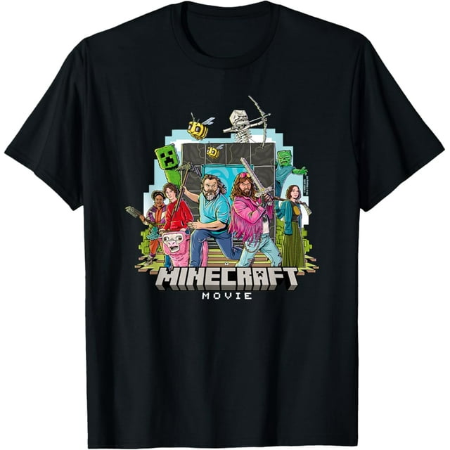 Hot Trending With A Minecraft Movie Main Characters Group Shot Cartoon ...