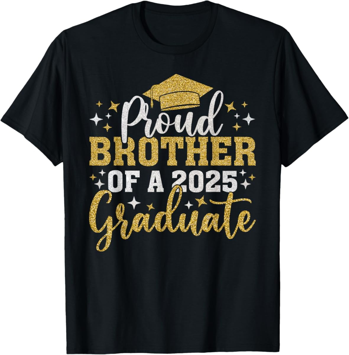 Hot Trending With Brother Senior 2025 Proud Brother Of Class Of 2025 Graduate T-Shirt Design ...