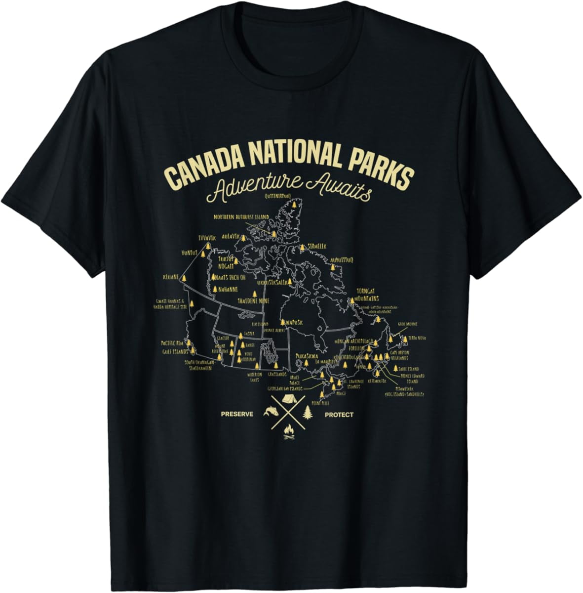 Hot Trending With Canada National Parks Map, Canadian Explorer Men ...