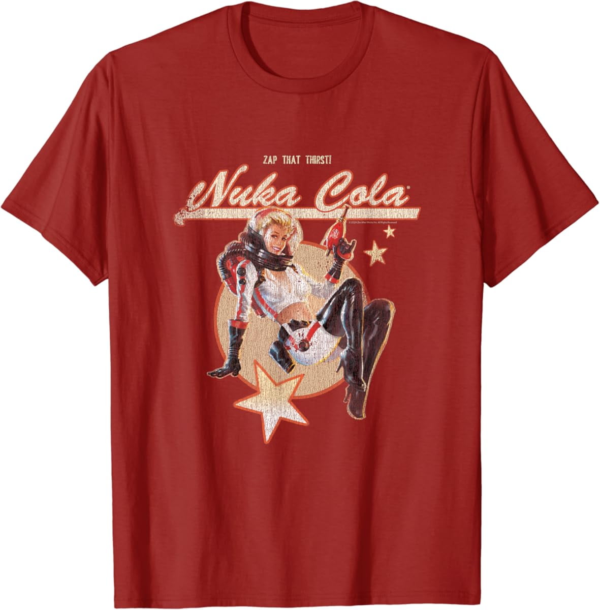 Hot Trending With Fallout Video Game Retro Nuka Cola Ad T-Shirt Design ...