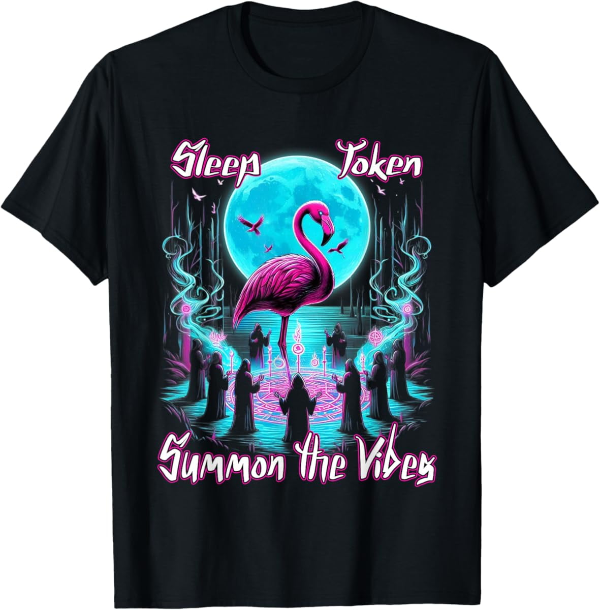 Hot Trending With Flamingo Ritual Sleep Token Aesthetic Moon Vibes T ...