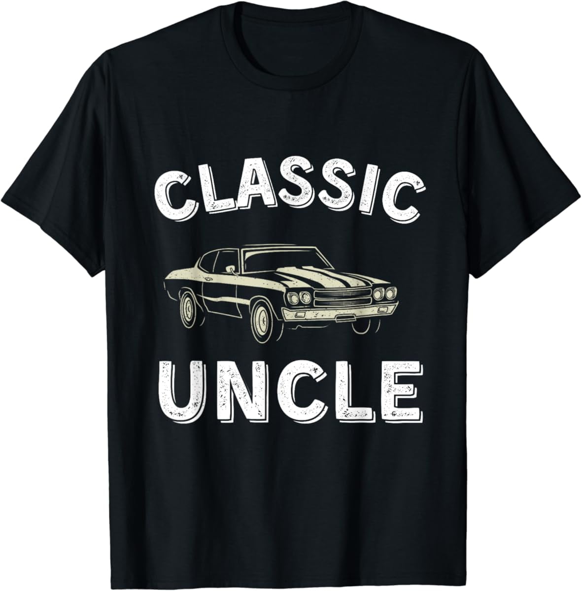 Hot Trending With Funny Uncle Saying Classic Car Graphic Funny T-Shirt ...