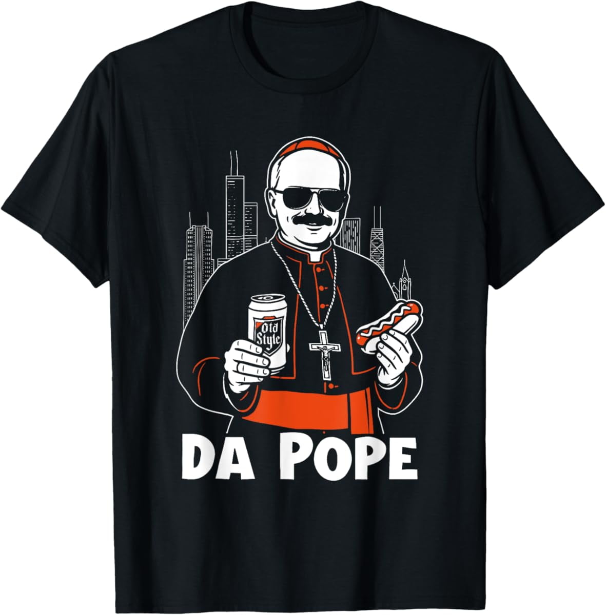 Hot Trending With Pope Leo Xiv Da Pope Chicago Usa American T-Shirt ...