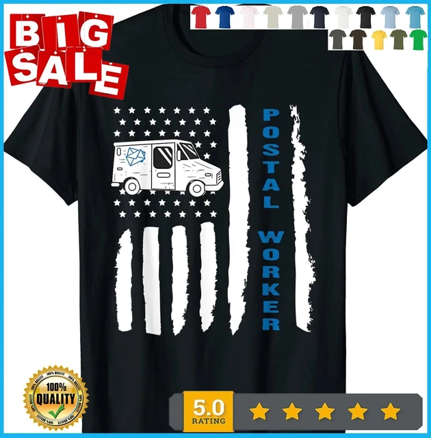 Hot Trending With Postal Worker Funny For Delivery Mailman Postman Usa ...