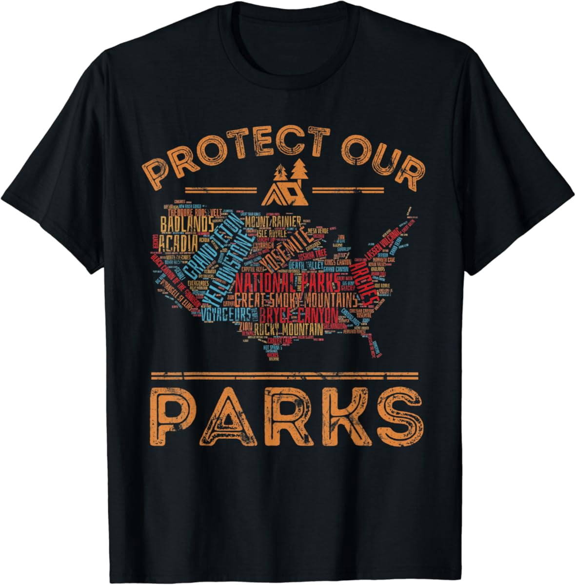 Hot Trending With Protect Our Parks National Park Map Hiking Outdoors ...