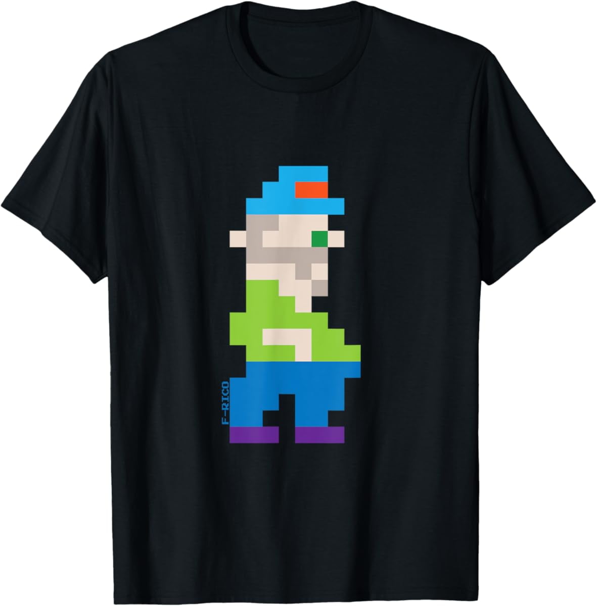 Hot Trending With Retro Pixel Art Character 8-Bit #2 By F-Rico T-Shirt ...