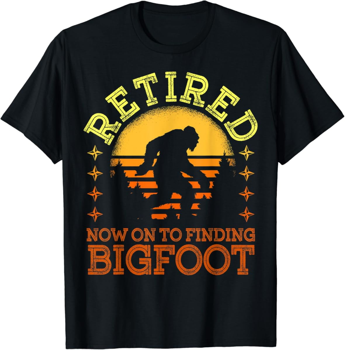 Hot Trending With Retro Retired Finding Bigfoot Retirement Sasquatch ...