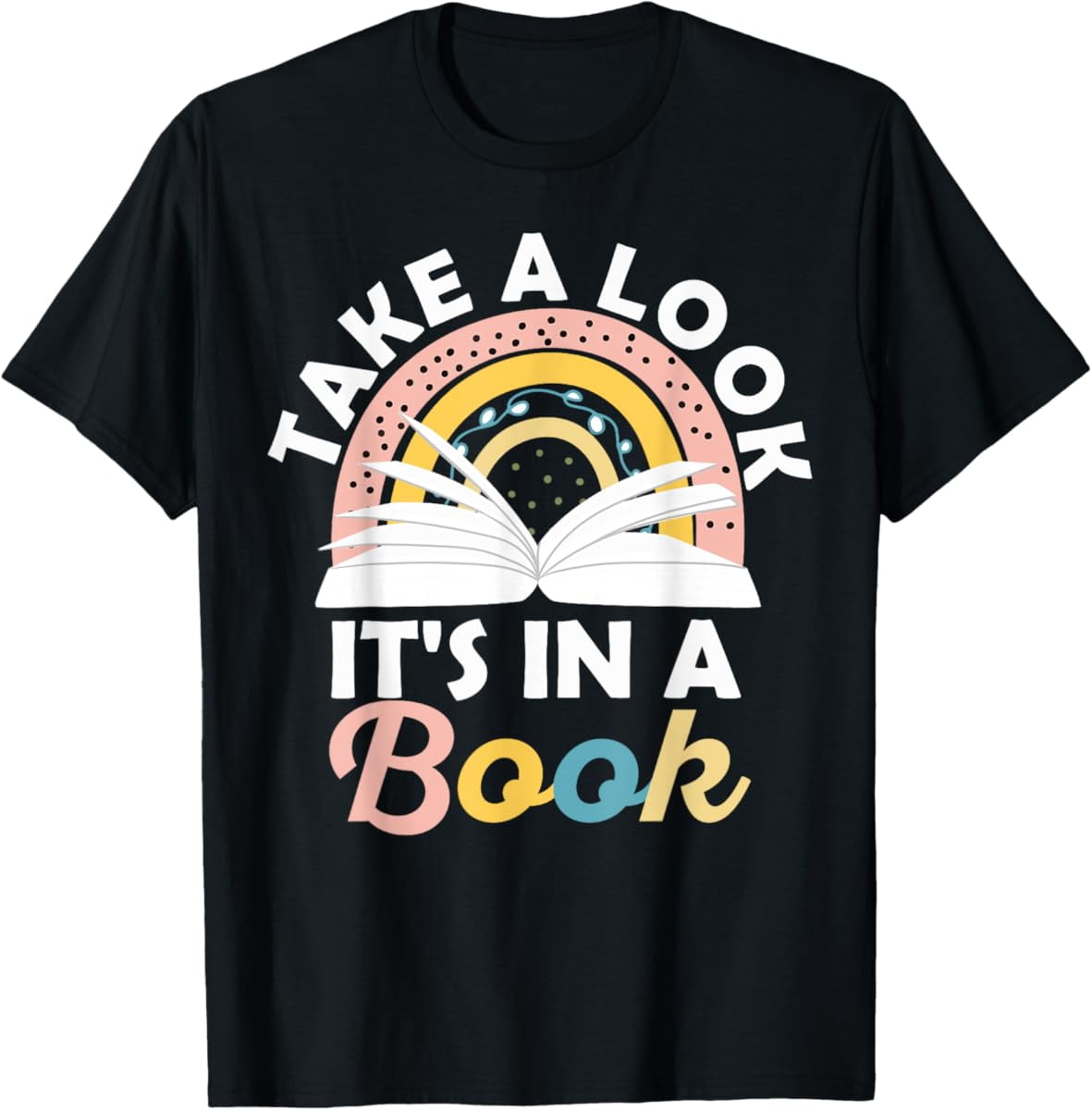 Hot Trending With Take A Look It'S In A Book Vintage Bookworm Rainbow ...