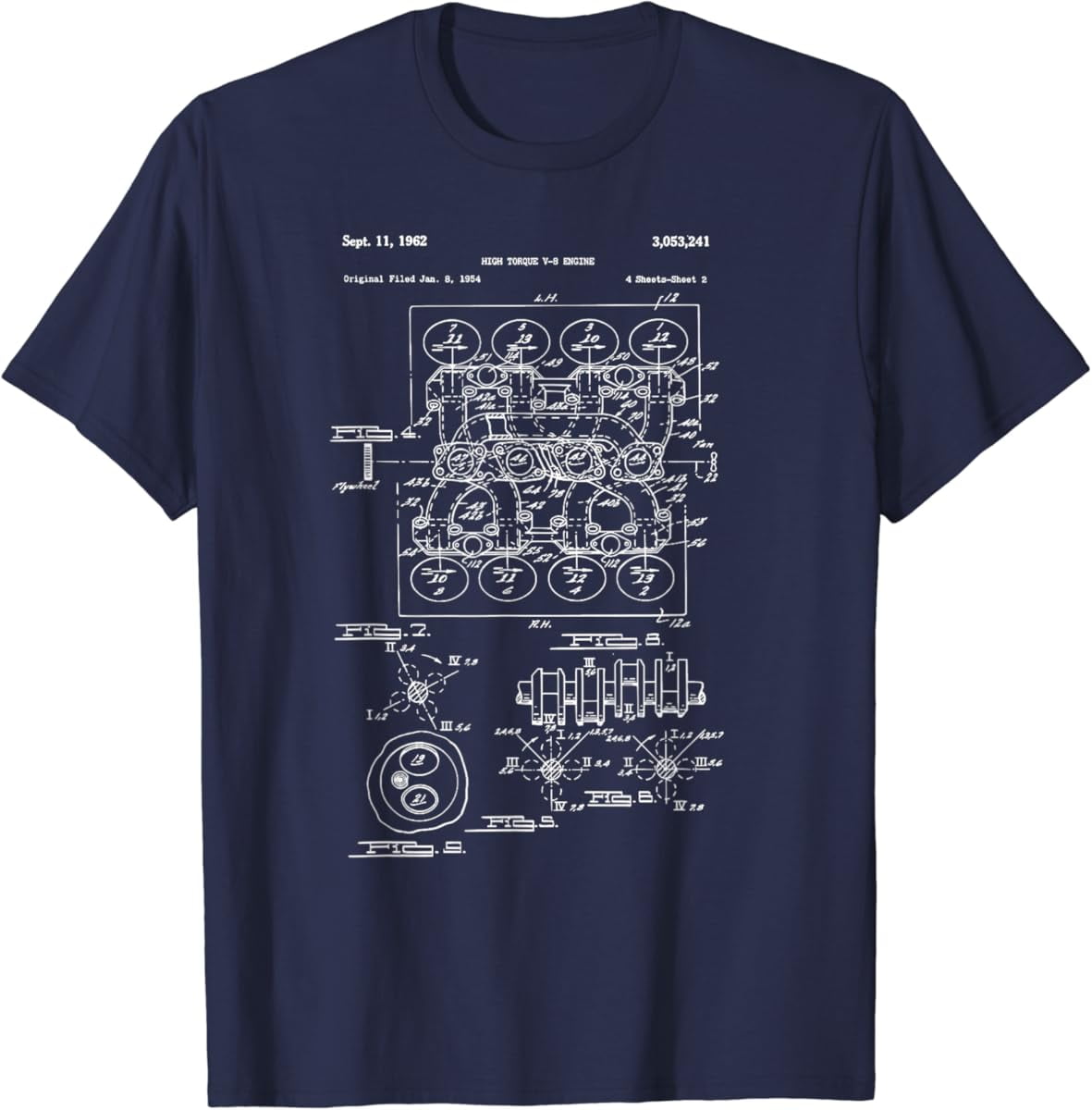 Hot Trending With Vintage Engine Block Blueprint Diagram Â€“ Men'S Car ...