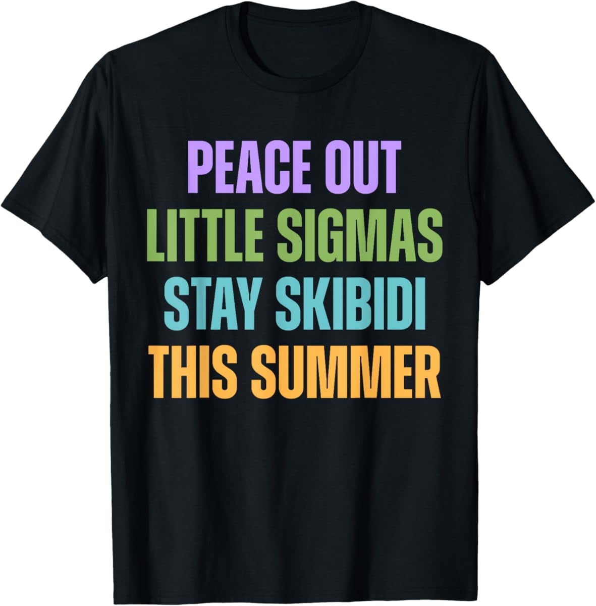 Hot Trending With Vintage Peace Out Little Sigmas Stay Skibidi Last Day ...