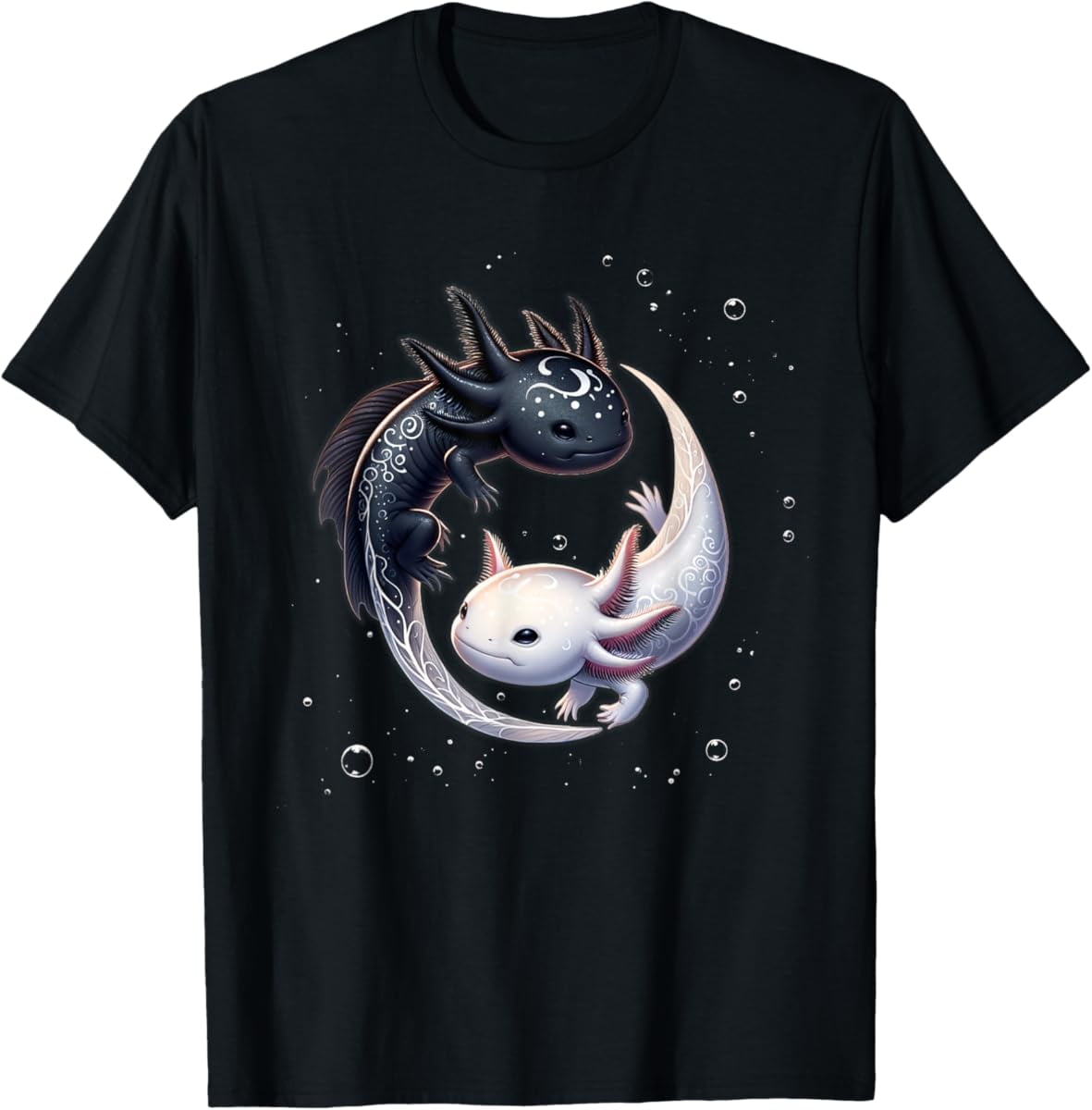 Hot Trending Yin Yang Axolotls Japanese Graphic Anime Art Axolotl Lover ...