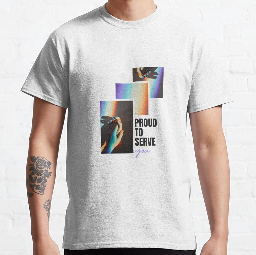 Hot Trending proud to serve you Classic T-Shirt Vintage Birthday Gifts ...