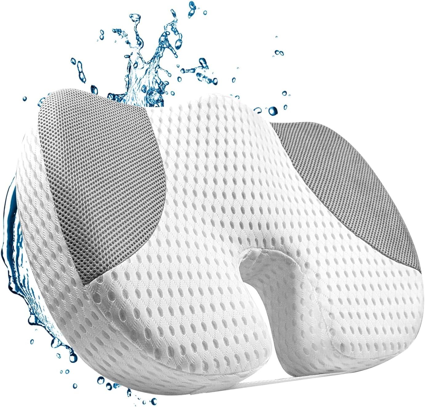 Hot Tub Booster Seat, 4D Air Mesh Weighted Hot Tub Pillow with Powerful ...