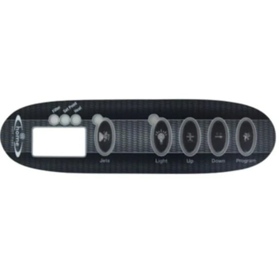 Hot Tub Compatible With Dimension One Spas Upper Control Inlay, 1-Pump ...