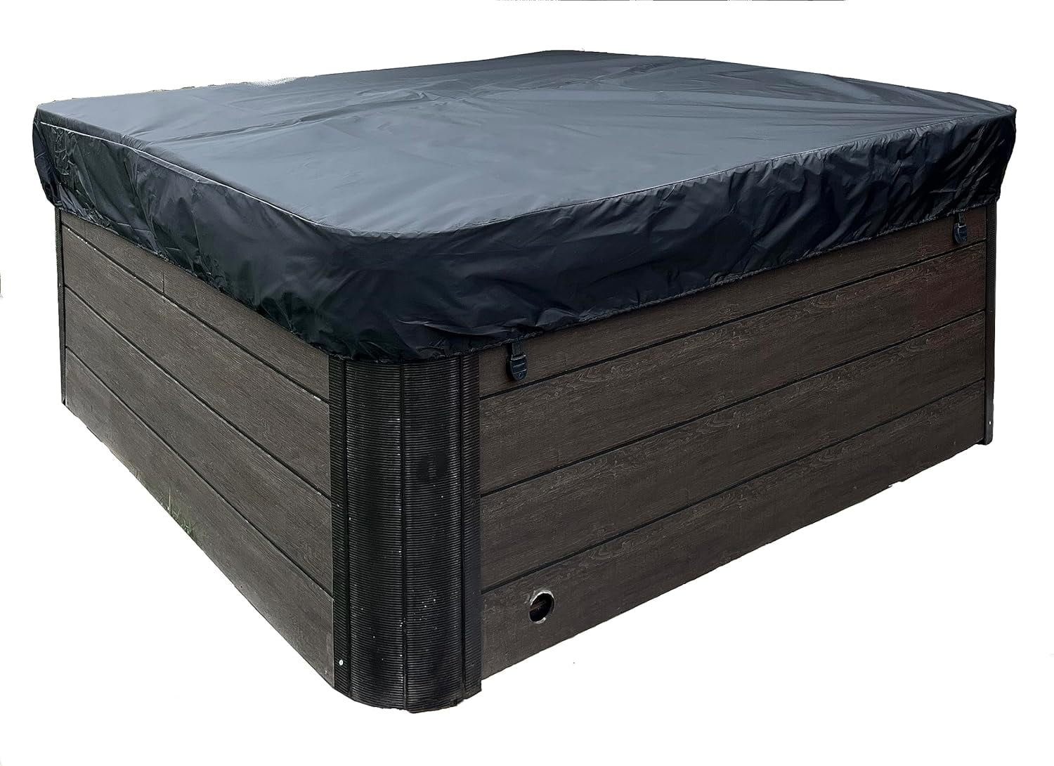 Hot Tub Cover Cap 86"x86"x12" Waterproof Replacement Cap Protect ...