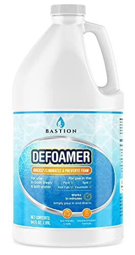 Bastion's Hot Tub Defoamer - Antifoam Concentrate for Pools, Spas ...
