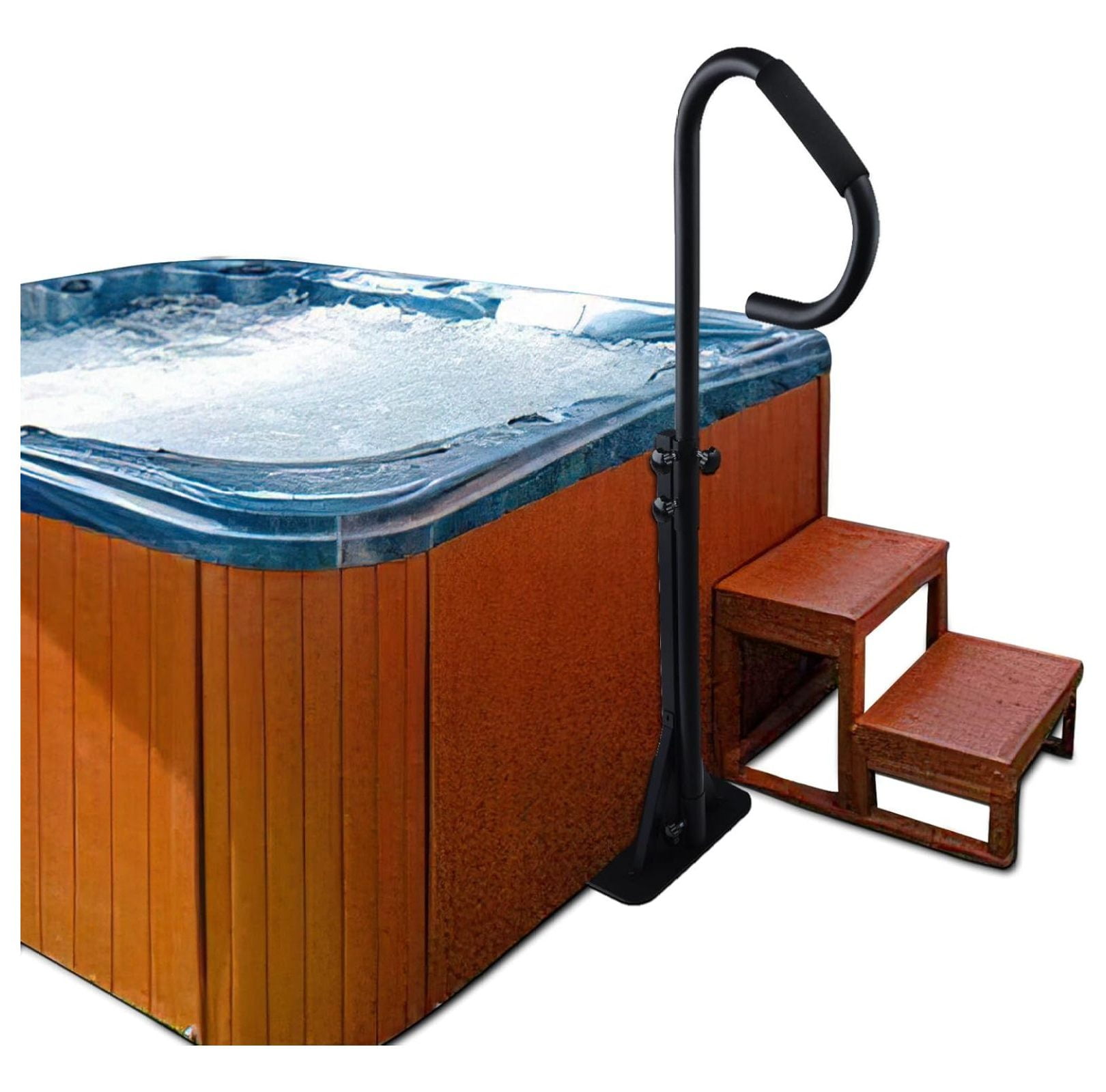 Hot Tub Handrail, Adjustable 60" Slide Spa Hot Tub Hand Rail, Under ...