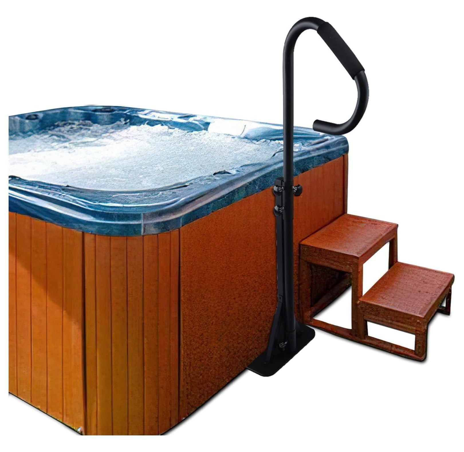 Hot Tub Handrail, Adjustable 60" Slide Spa Hot Tub Hand Rail, Under ...