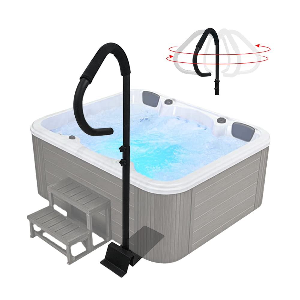 Hot Tub Handrail Slide Under Spa Hand Rail Side Grab Bar Hot Tub Hand ...