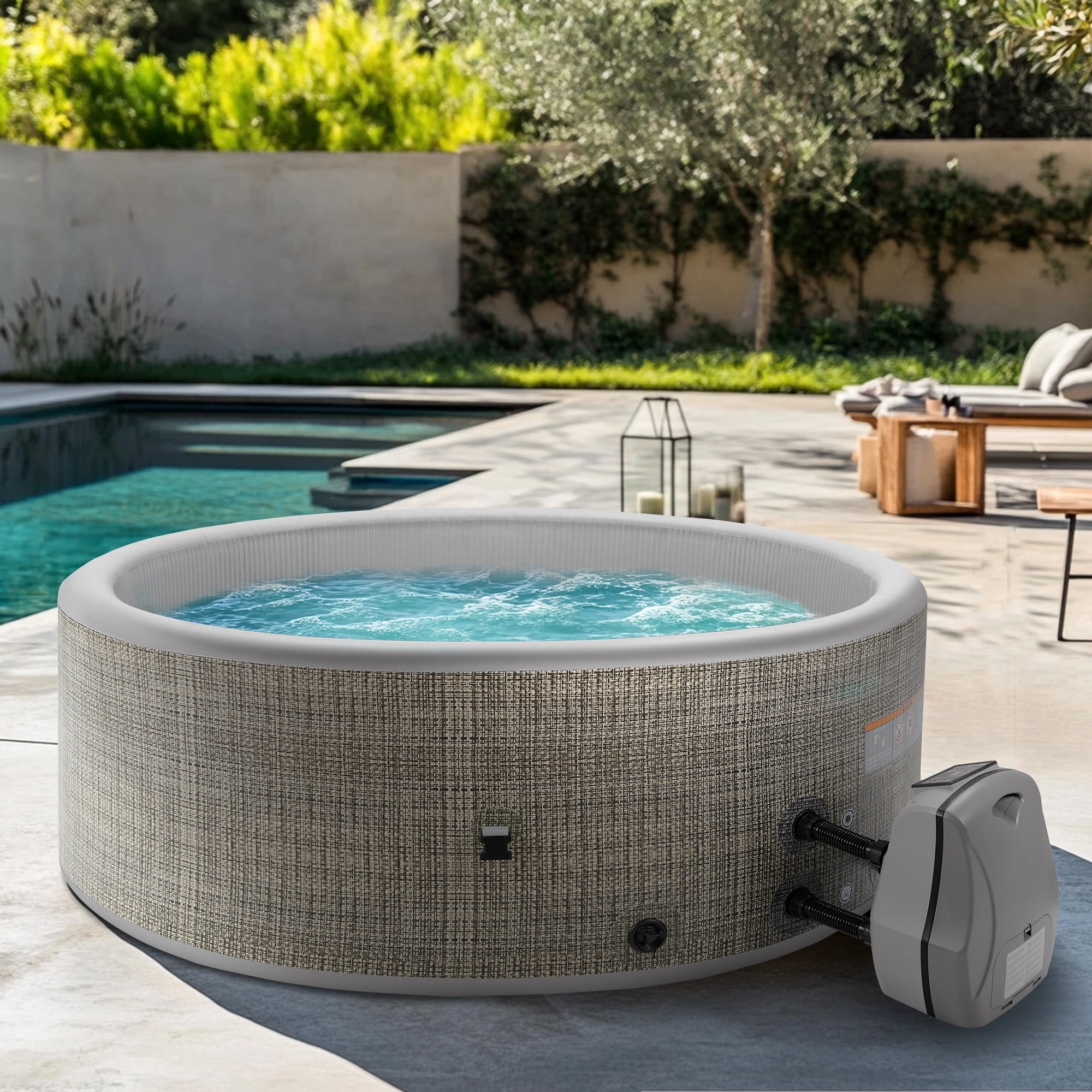 Hot Tub, Outdoor Spring Inflatable Hot Tub, Home SPA - Walmart.com