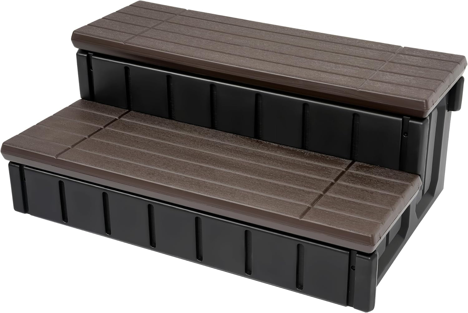 Hot Tub Steps Outdoor Spa Steps with Storage, Hot Tub Stairs Non-Slip ...