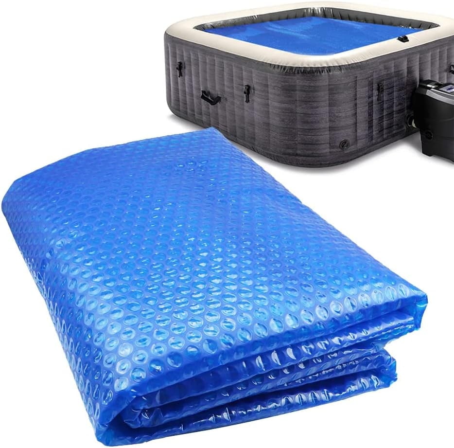 Hot Tub Thermal Blanket Bubble Cover Insulation Blanket,6ft x 6ft ...