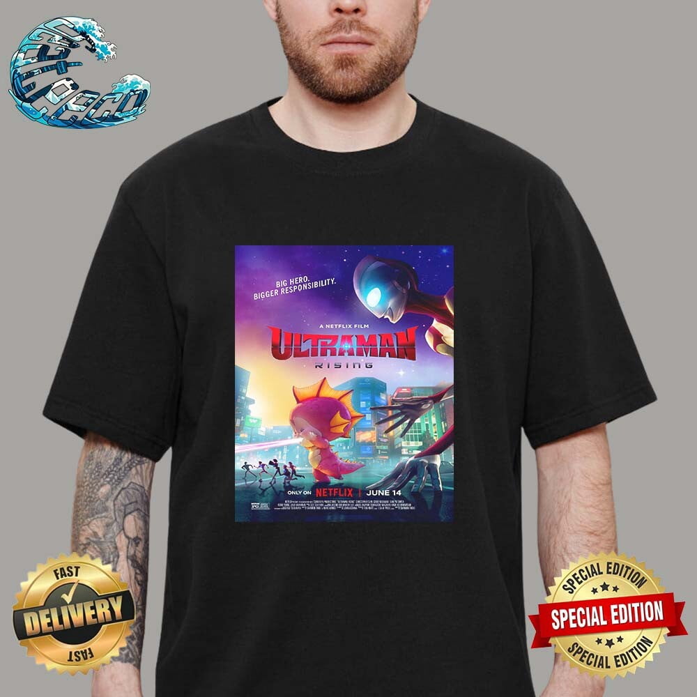 Hot Ultraman Rising Releasing On Netflix On June 14 T-Shirt - Walmart.com