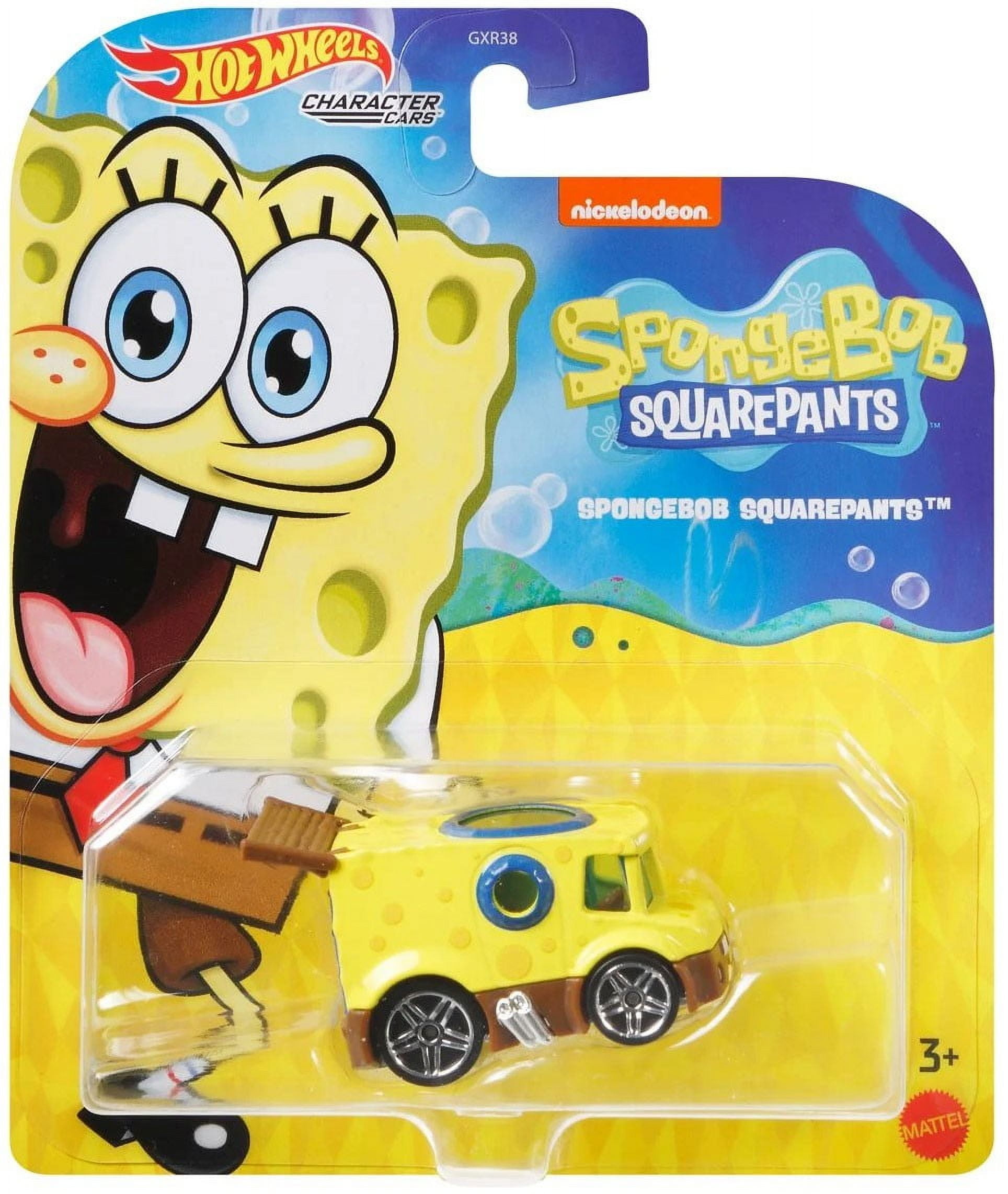 Hot W Heels Character Cars Spongebob Squarepants Diecast 1/64 Gyb12 ...