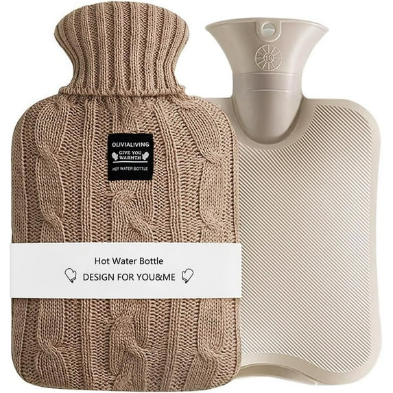 Hot Water Bag Bottle 2 Liters Heat Up and Refreezable Cold Pack with ...