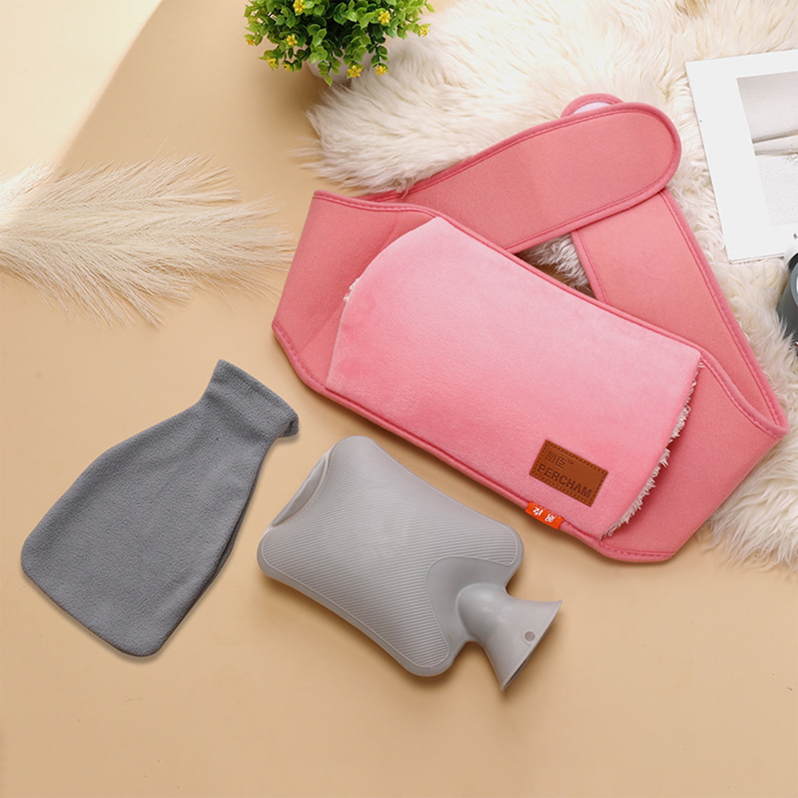 Hot Water Bag Waist Wrap, Cloth PVC Heat Wrap, Microwave Safe ...