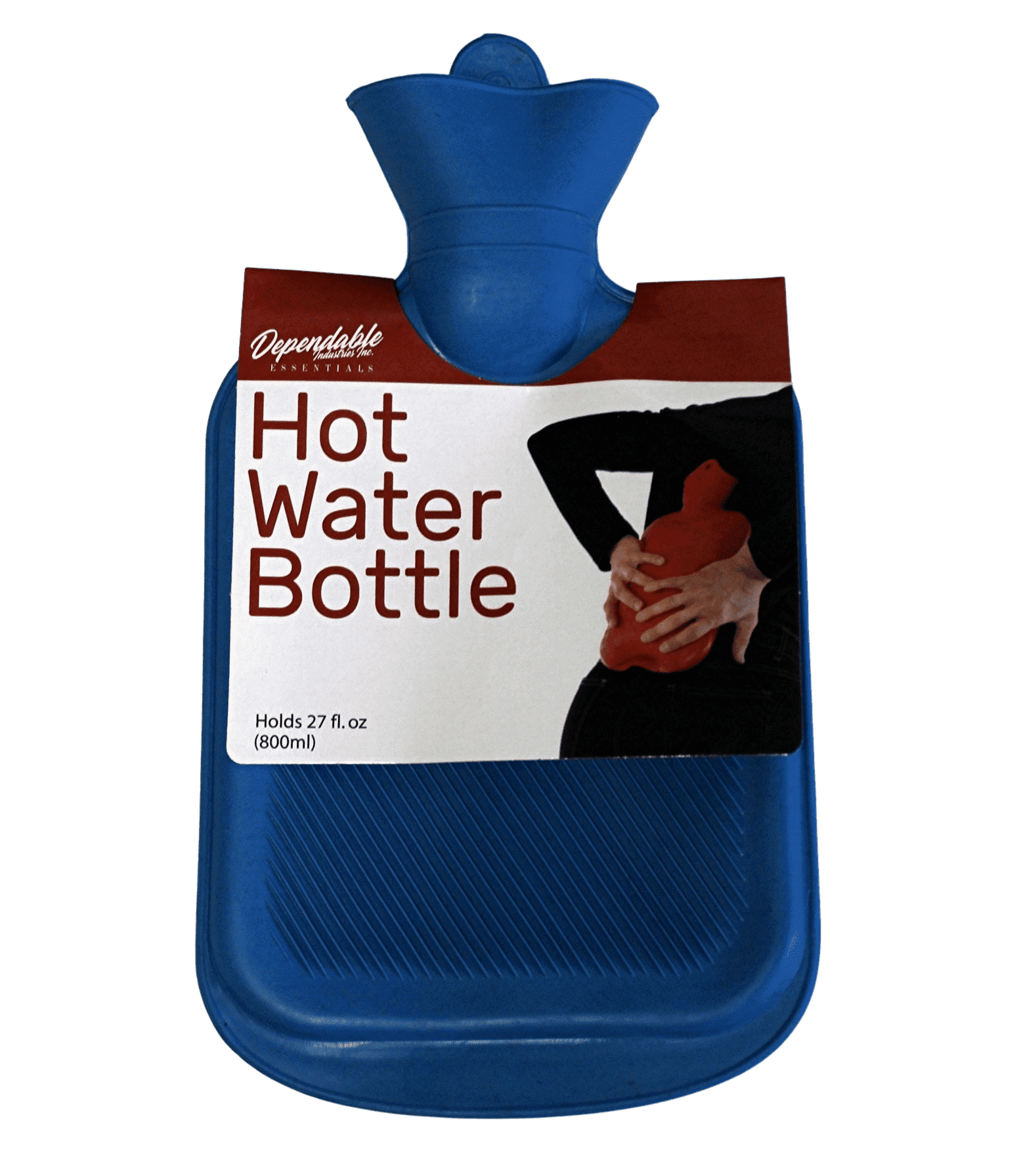 Dependable Industries Medium Hot Water Bottle 27 Ounce 800ML Durable ...