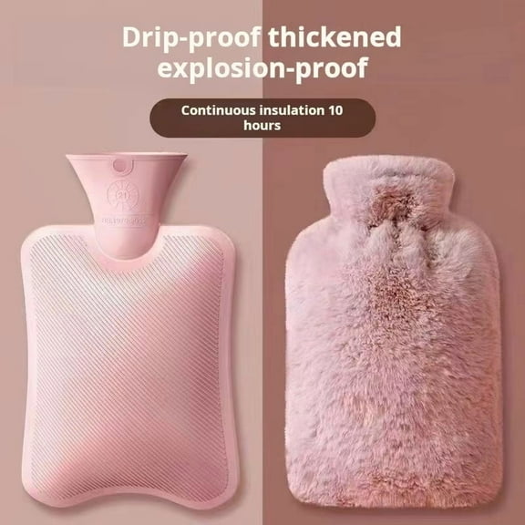 Kumdkd Shiba Inu Hot Water Bottle with Waist Belt, 1L Rubber Hot Water ...